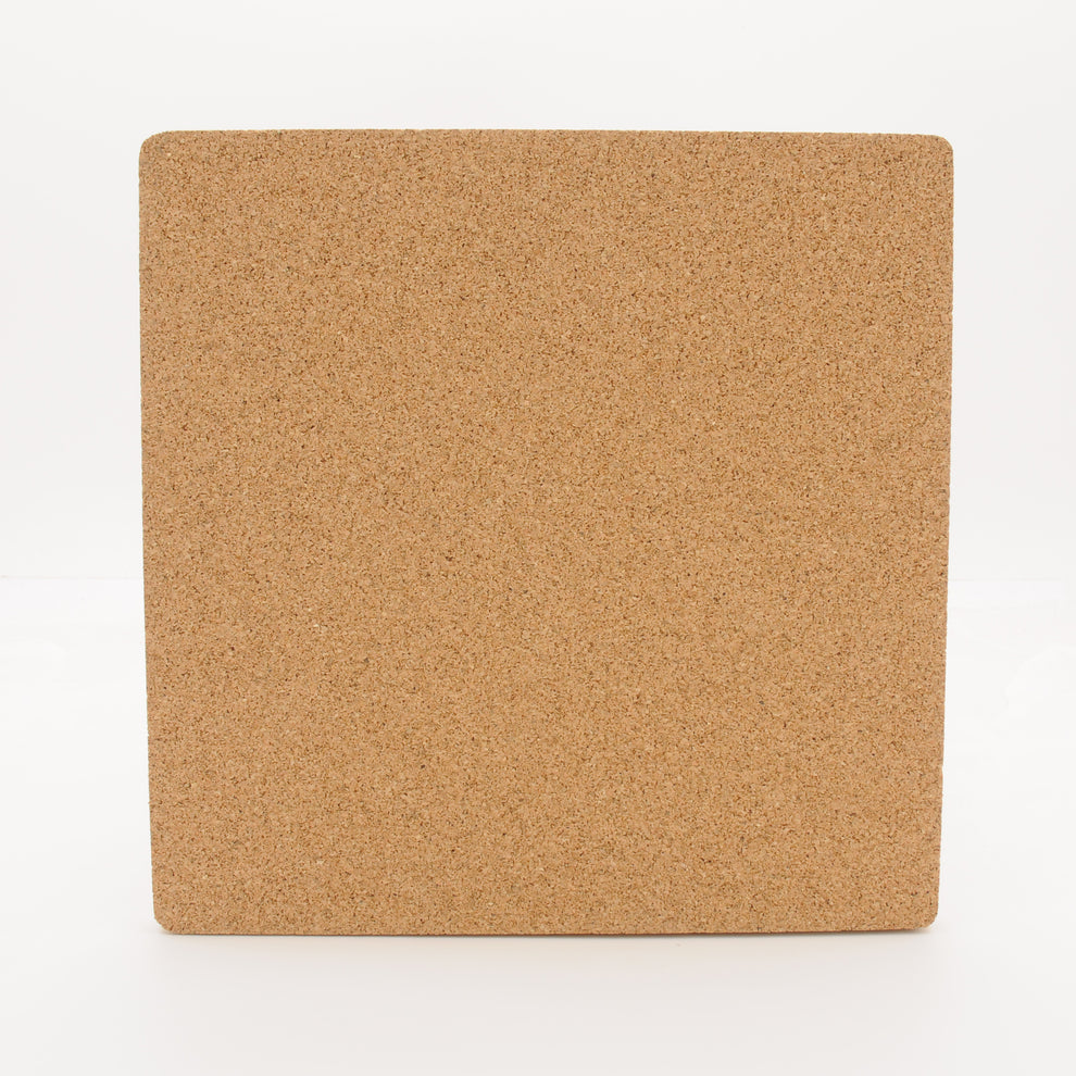 Custom Size Rounded Edges MDF Backed Cork Pinboard - 9mm MDF with 10mm ...