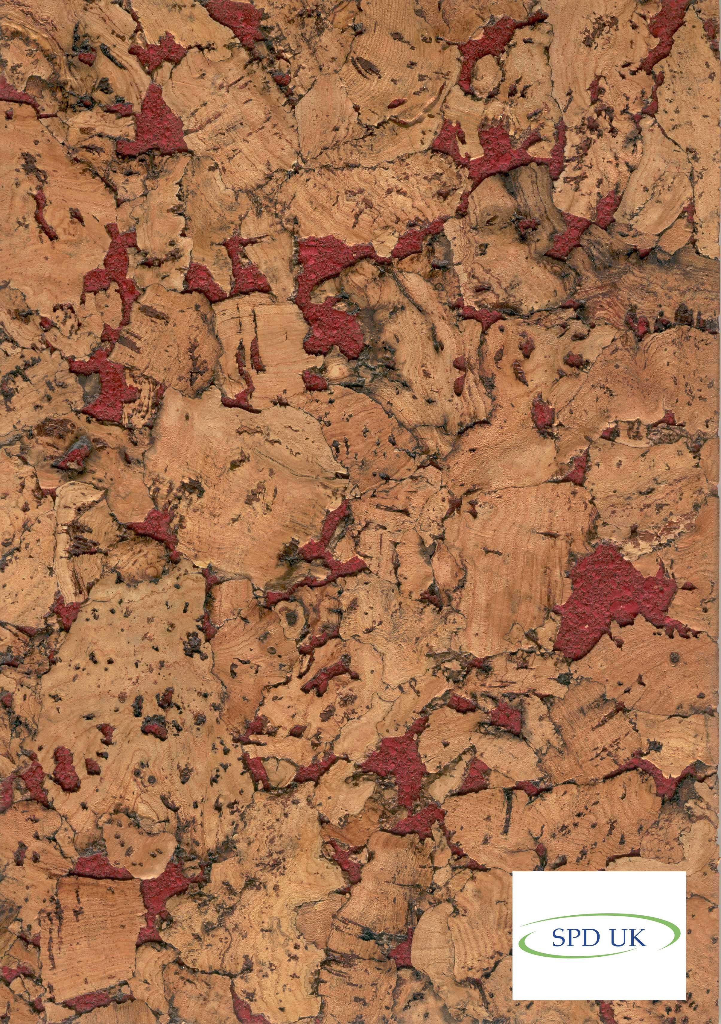 Red Pattern Wall Tile - 600 x 300 - 3mm Thick - 1.98m2 Coverage. – SPD UK